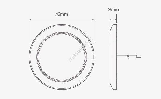 Lampa do oświetlenia wnętrz 12V (Series 7515) | masterled.pl