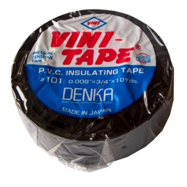 VINI 10m Black 19mm Width Electrical Tape | masterled.pl
