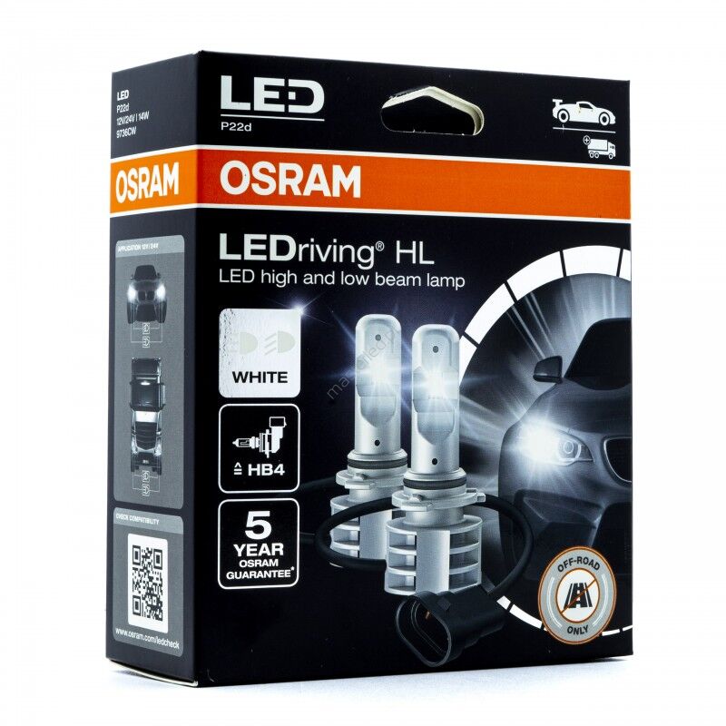 ŻarówkiOSRAM HB4 12V / 24V LEDriving HL 6000K 9736CW | masterled.pl
