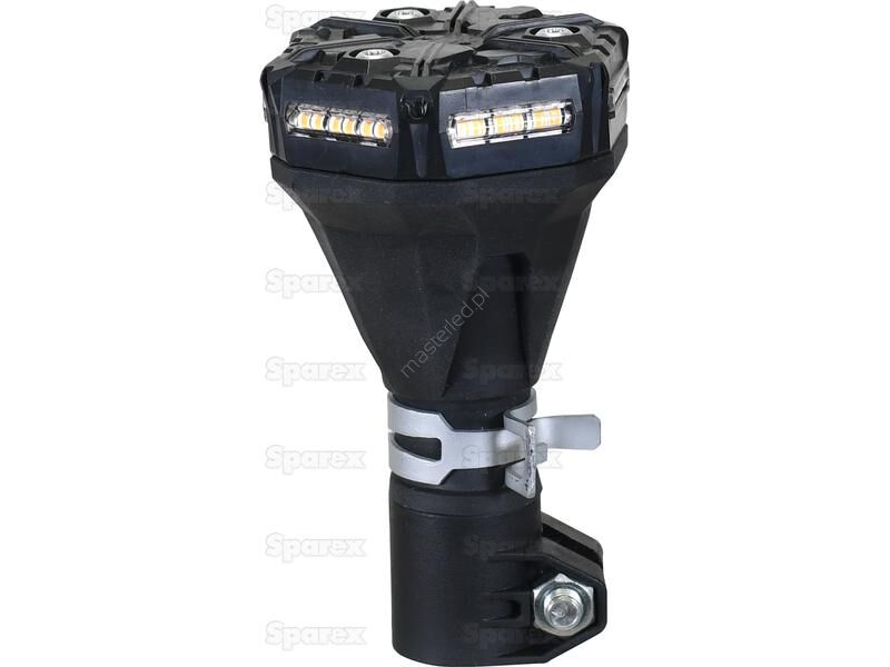 LED Beacon MICRO BRIGHT, (Orange) Interference: Class 3, Spigot Mounted ...